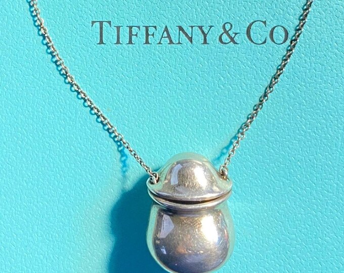 Rarely Available Vintage Tiffany & Co. Elsa Peretti INRO Bottle Pendant ...