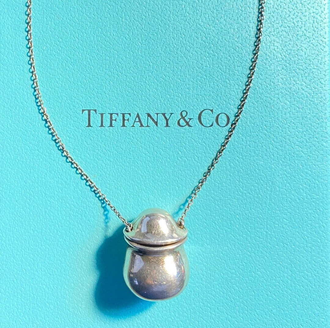Rarely Available Vintage Tiffany & Co. Elsa Peretti INRO Bottle Pendant ...