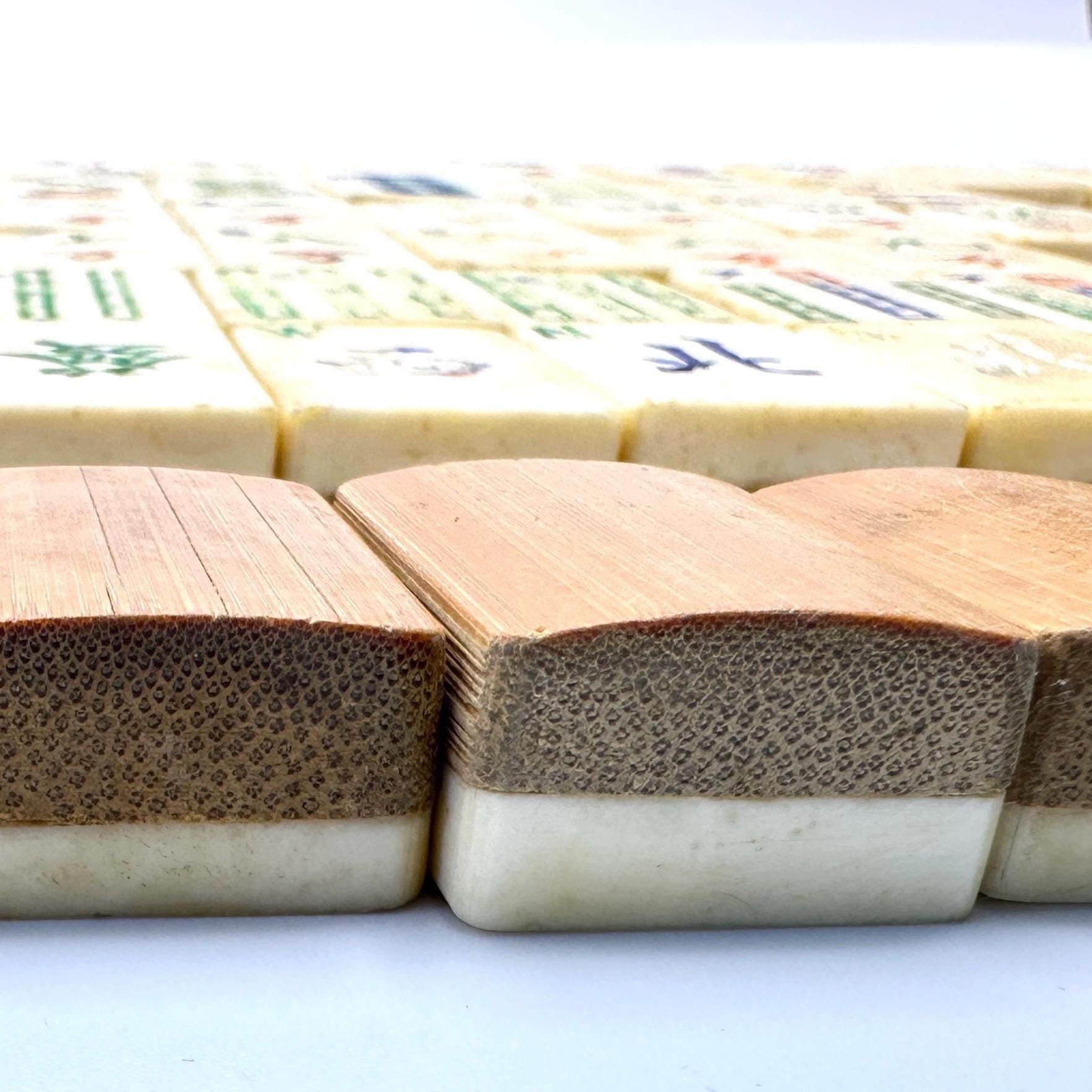 Antique Bone and Bamboo Mahjong Replacement Tile — Choose From up to 70 ...