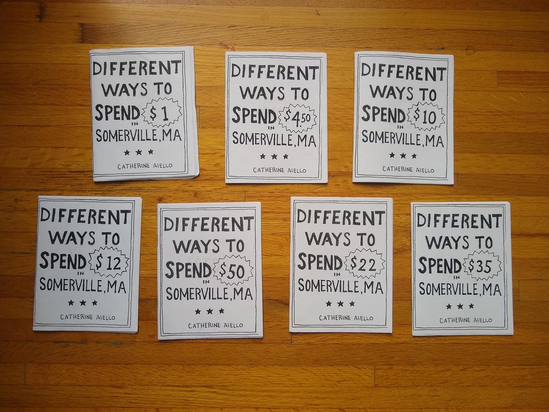 Different Ways to Spend the Same Amount of Money- Zines - Etsy
