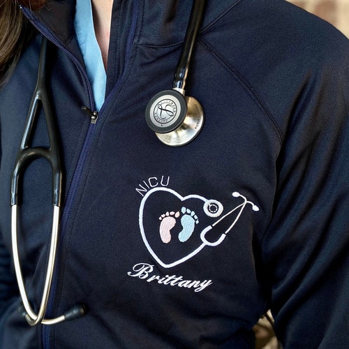 Nurse Jacket Labor and Delivery Jacket RN Zip Sweatshirt - Etsy
