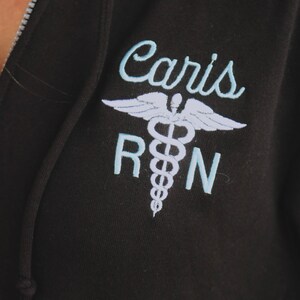 Personalized Nurse RN Jacket With Name or Monogram, Medical Custom Name ...