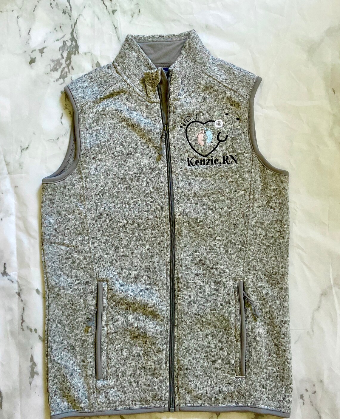 NICU or L&D Pediatric Nurse Personalized Name Vest from | Etsy