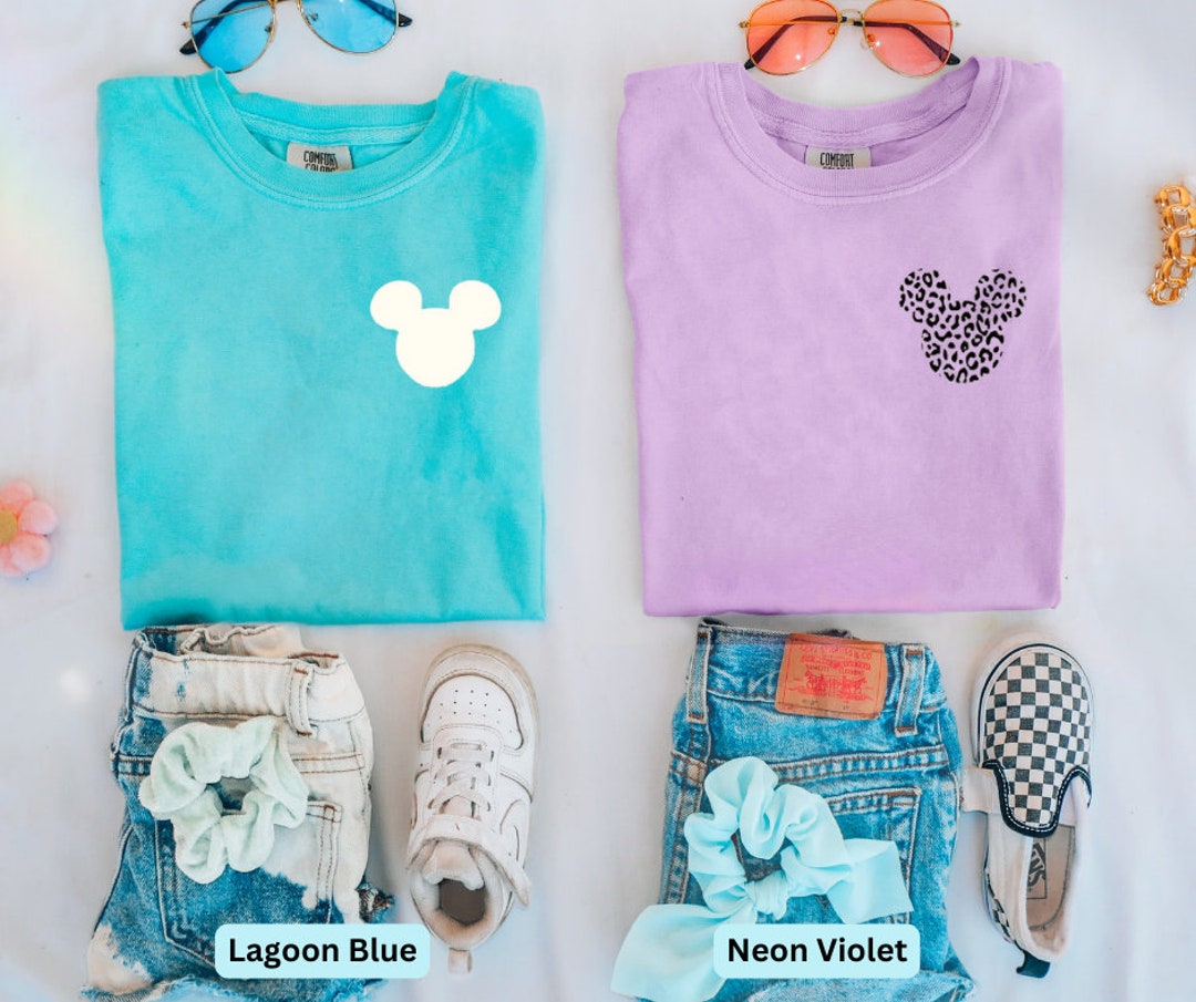 Mickey Mouse Disney Comfort Colors Short Sleeve Shirt, Oversized Disney ...