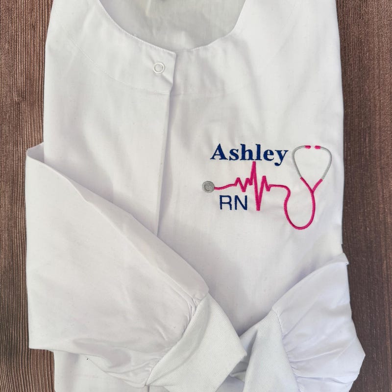 Monogrammed Scrubs - Etsy
