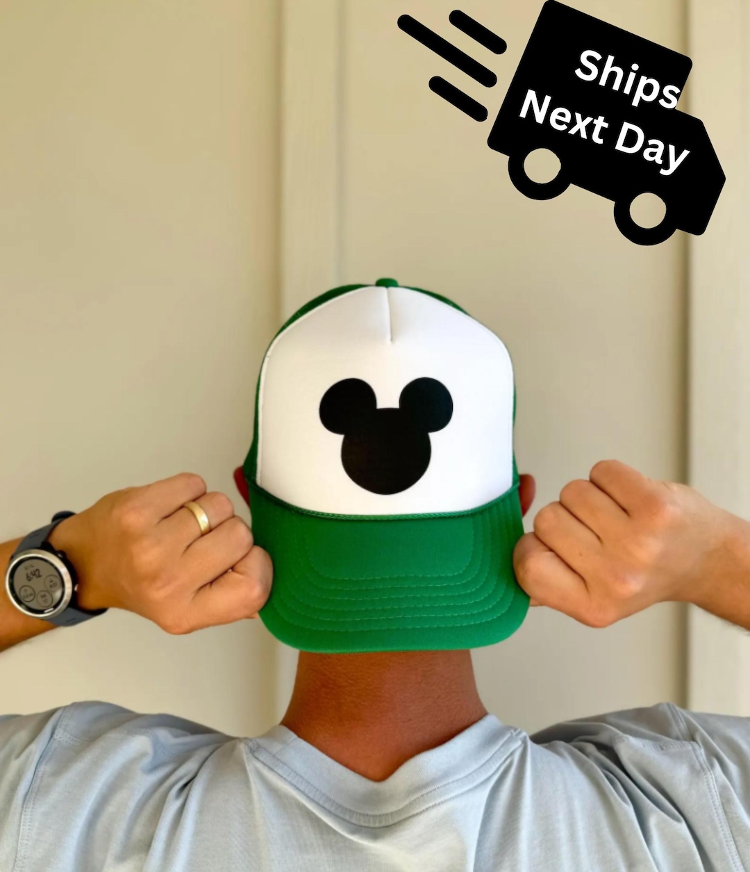 Men's Disney Hay, Mickey Mouse Trucker Hat, Disney Boys Mickey Mouse ...