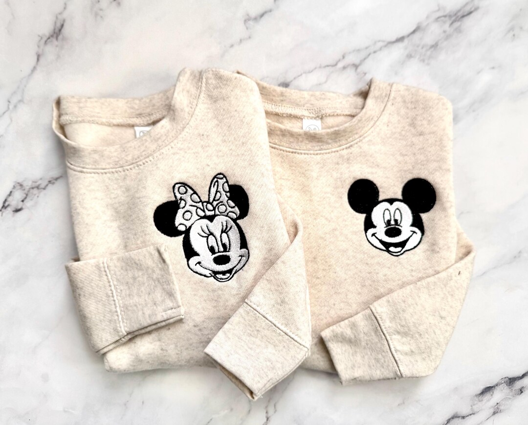 Toddler Disney Sweatshirt, Mickey Mouse and Minnie Mouse Sweatshirt ...