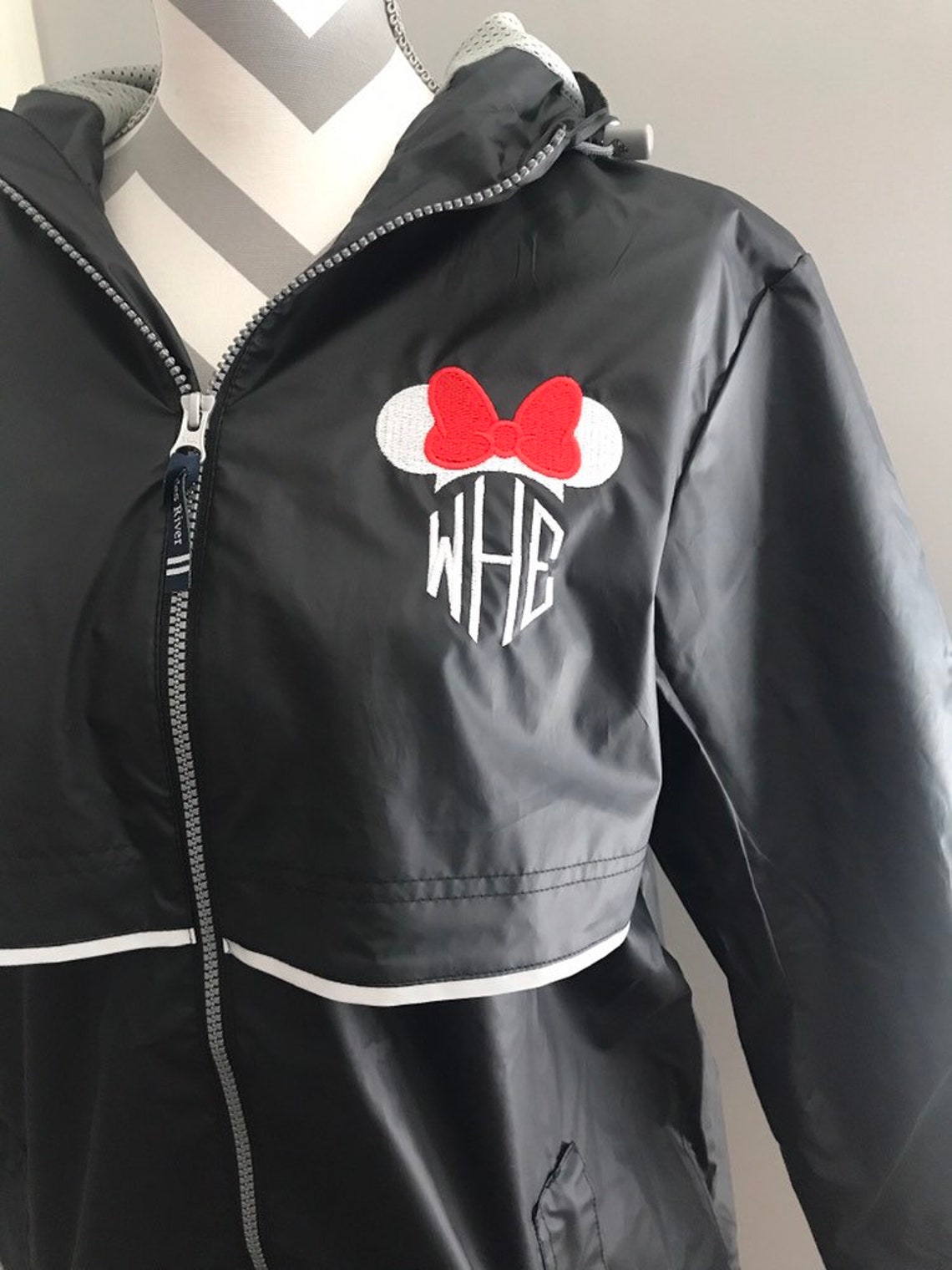 Disney Monogram Rain Jacket for Women Minnie Mouse Mickey - Etsy