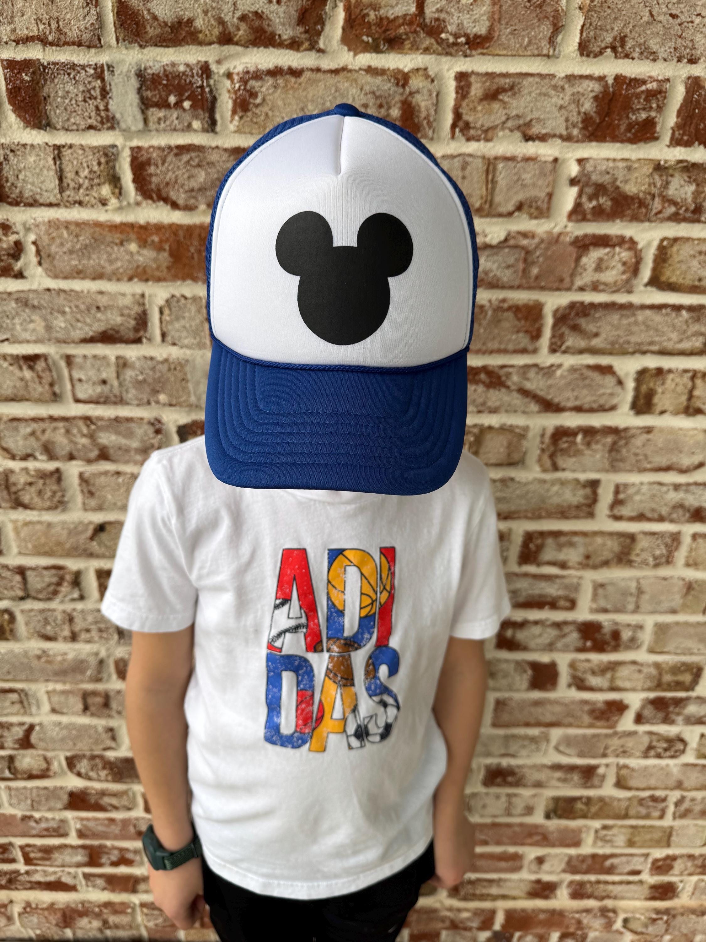 Boys Disney Mickey Mouse Trucker Hat Youth Disney Hat - Etsy