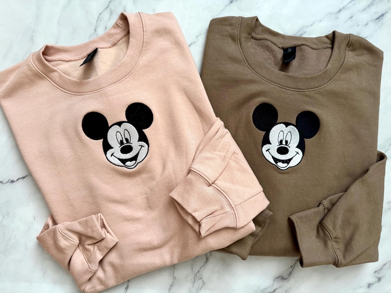 Men's Disney Sweatshirt, Dad Mickey Mouse Sweatshirt, Disney ...