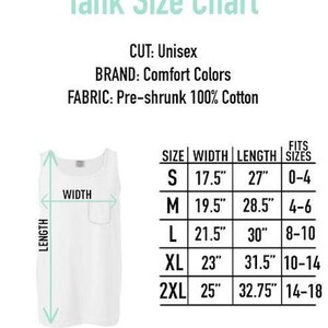 Monogram Comfort Colors Pocket Tank Top Personalized Summer - Etsy