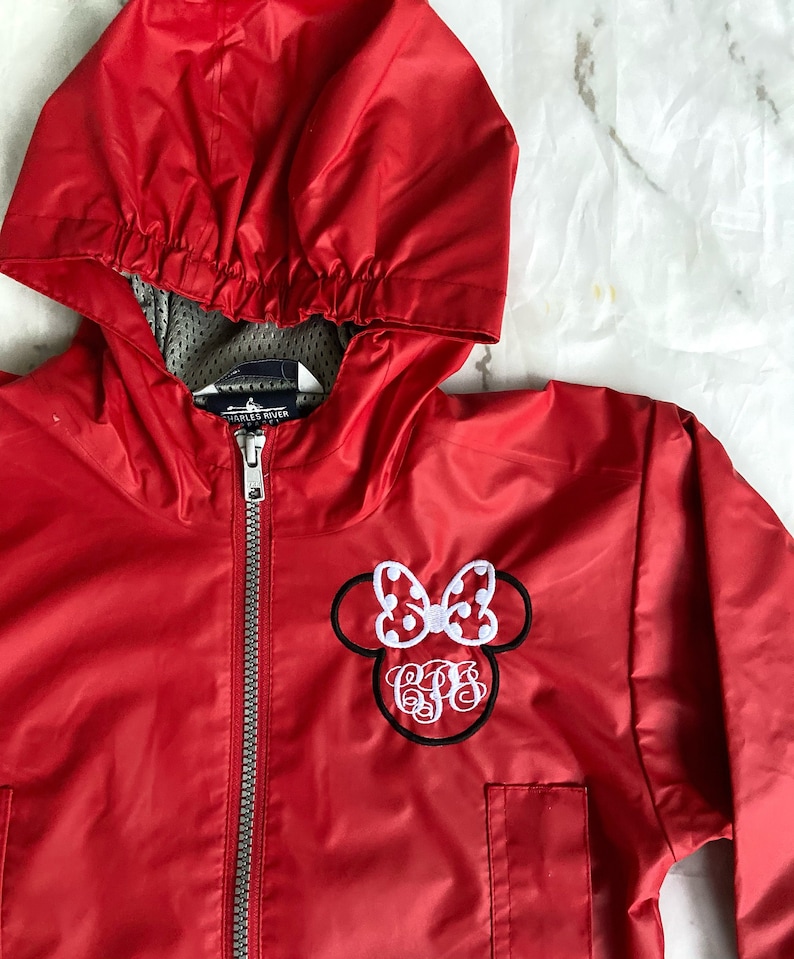 Toddler Girl Minnie Mouse Disney Rain Jacket From Charles - Etsy