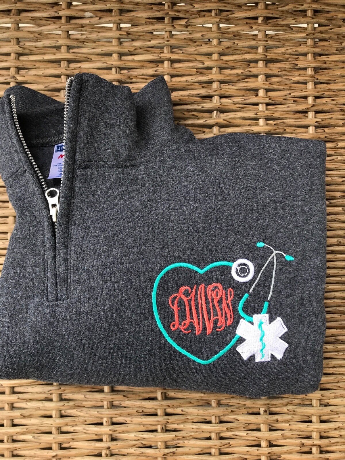 Paramedic EMT EMS Monogram Sweatshirt star of Life Nurse | Etsy