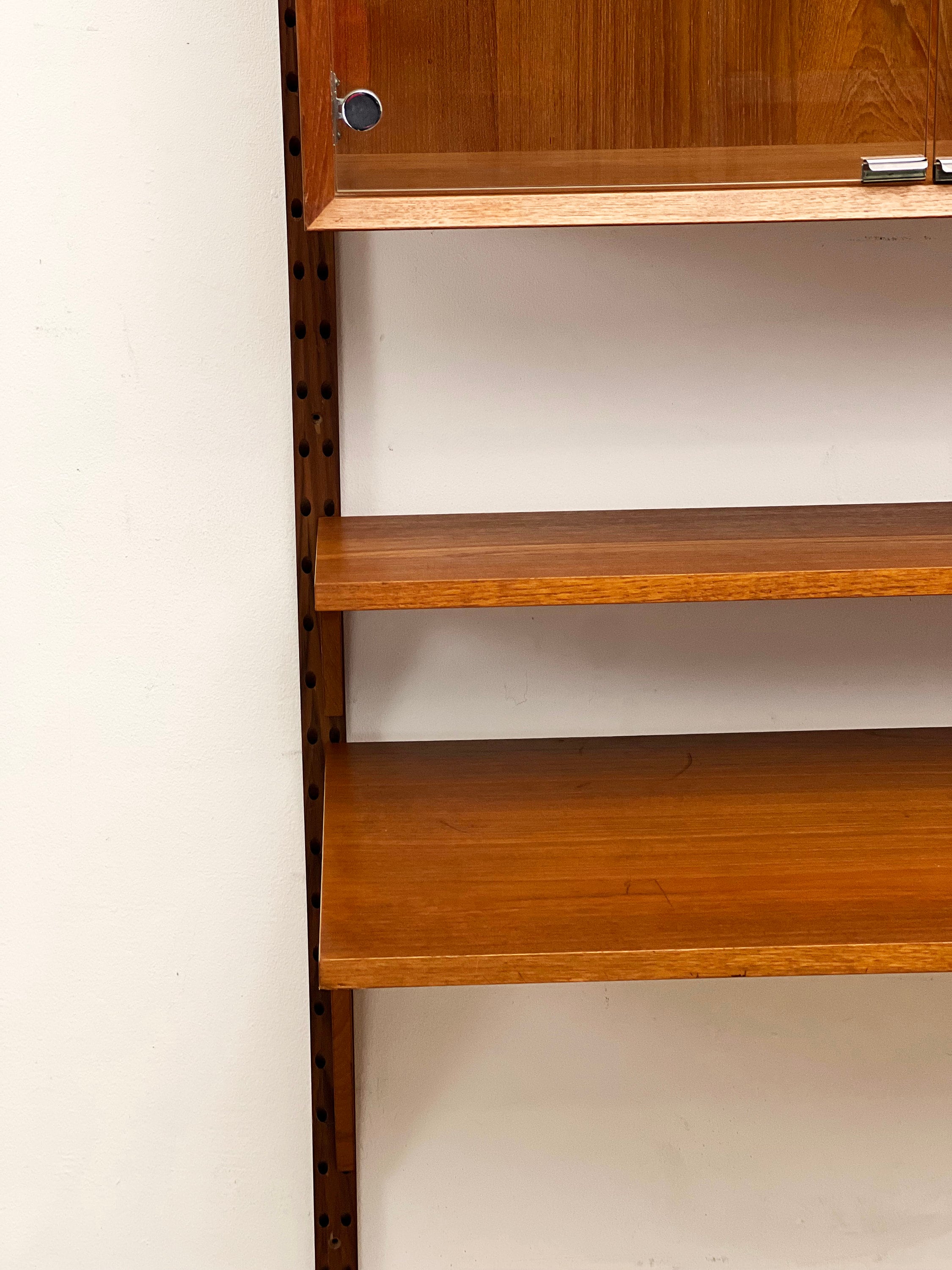 Vintage Poul Cadovius Wall Unit With Desk, Mid-century Modern Design ...