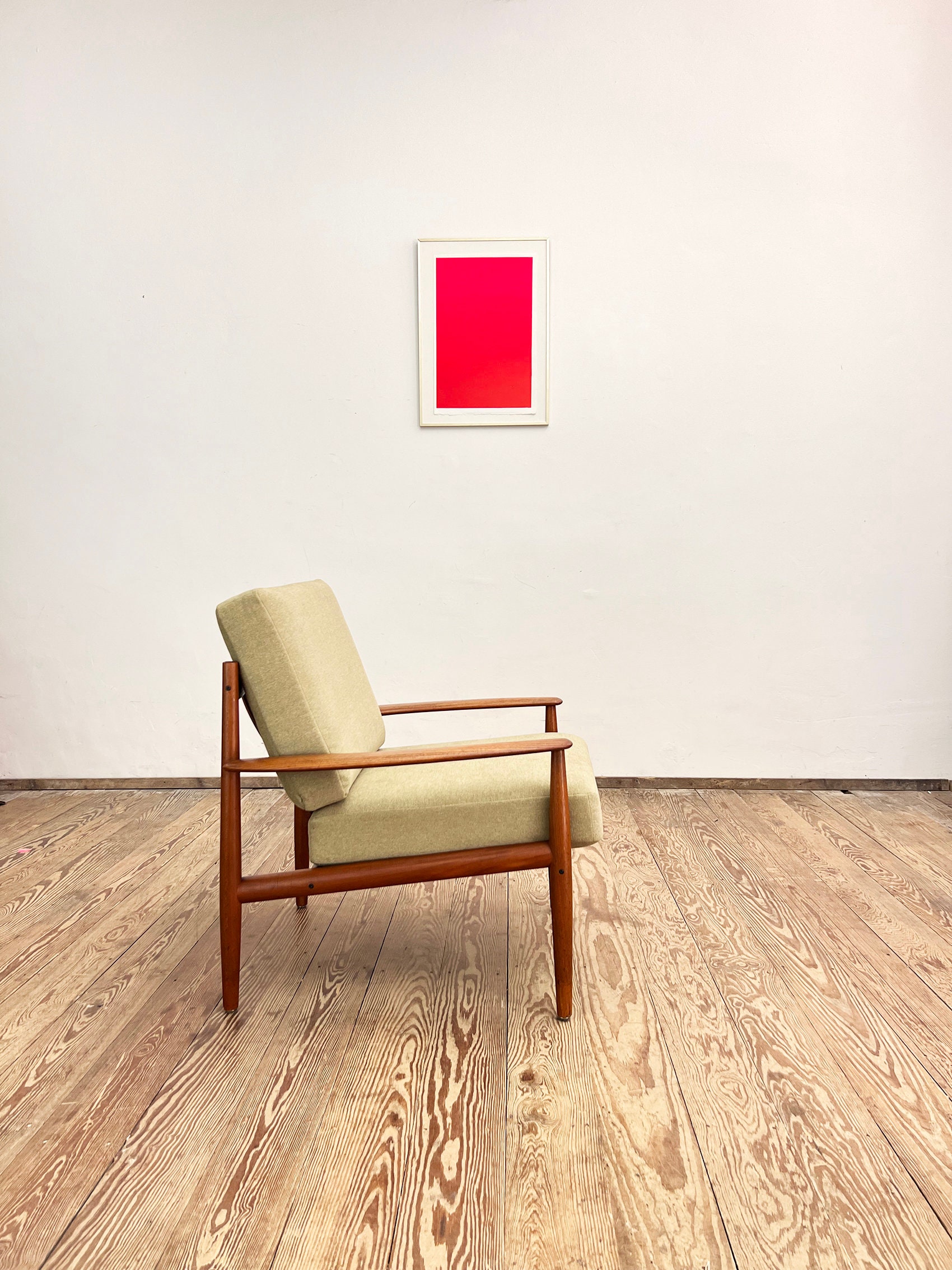 Mid Century Lounge Chair Easy Chair by Grete Jalk for France Son Danish Design Armchair 1950s Etsy