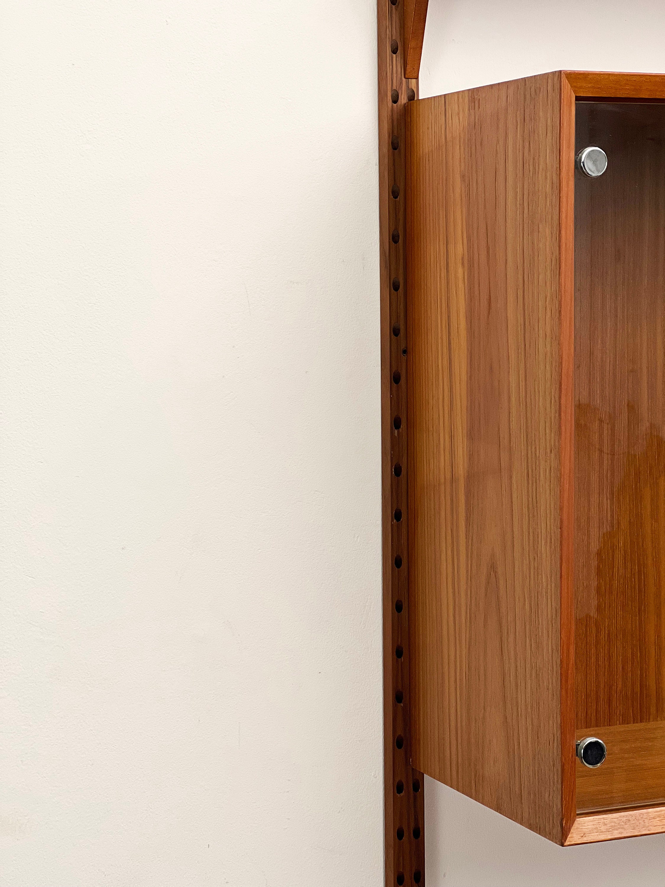 Vintage Poul Cadovius Wall Unit With Desk, Mid-century Modern Design ...