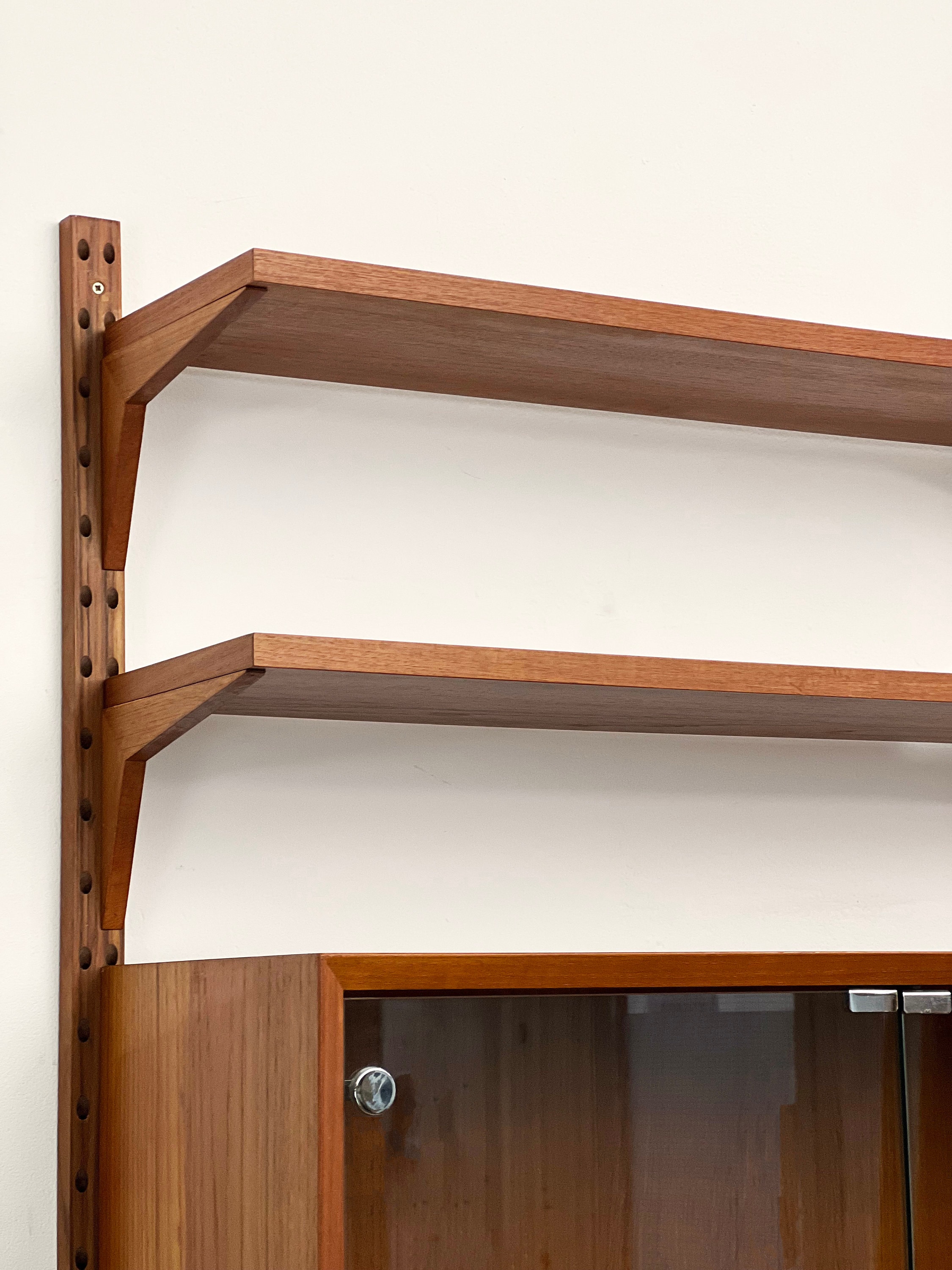 Vintage Poul Cadovius Wall Unit With Desk, Mid-century Modern Design ...