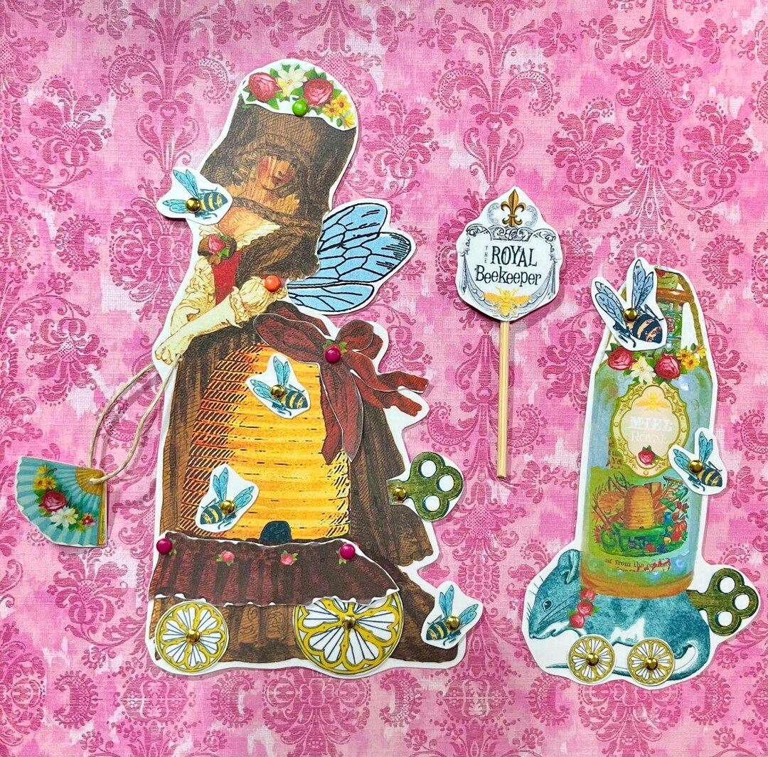 Bee Keeper Articulated Paper, Doll - Etsy