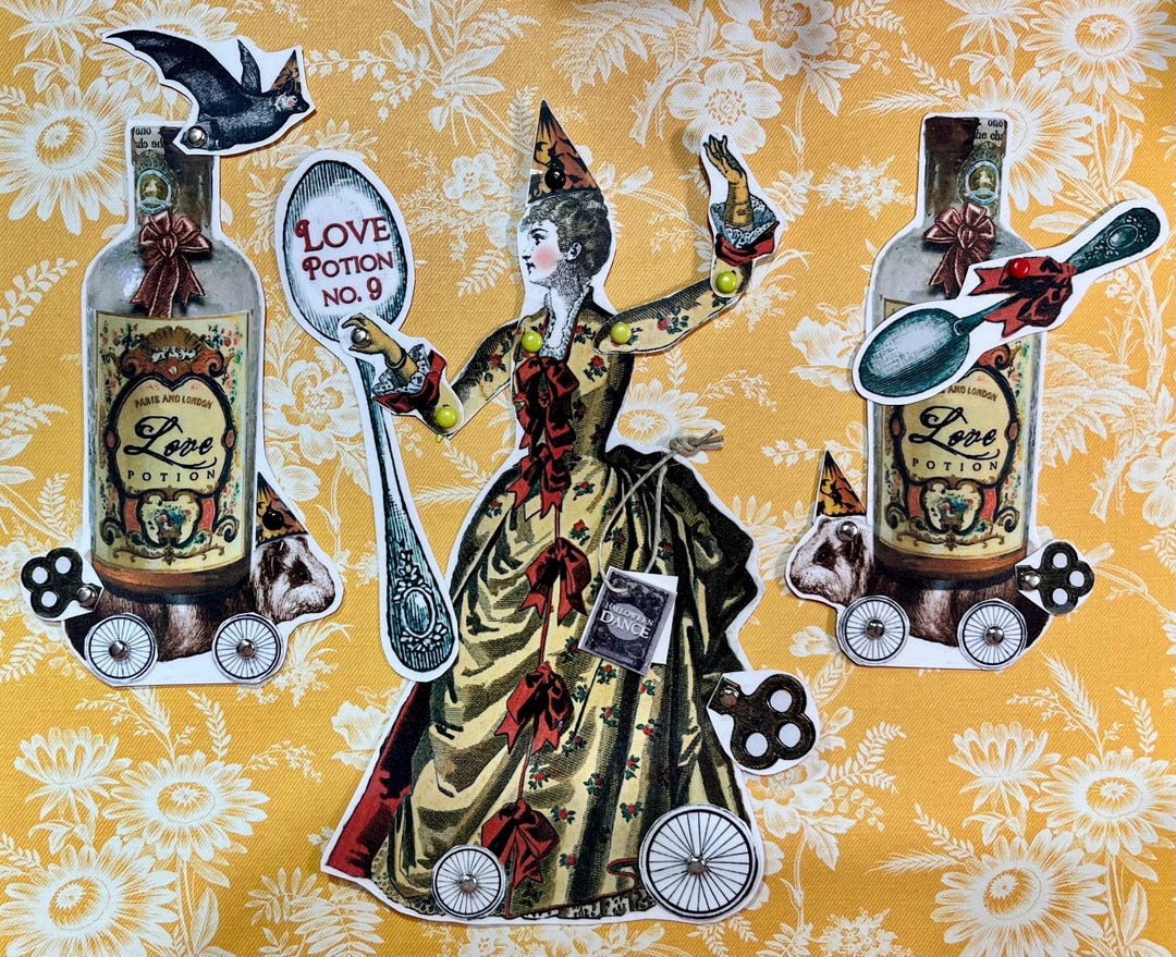 Victorian Love Potion Paper, Doll - Etsy