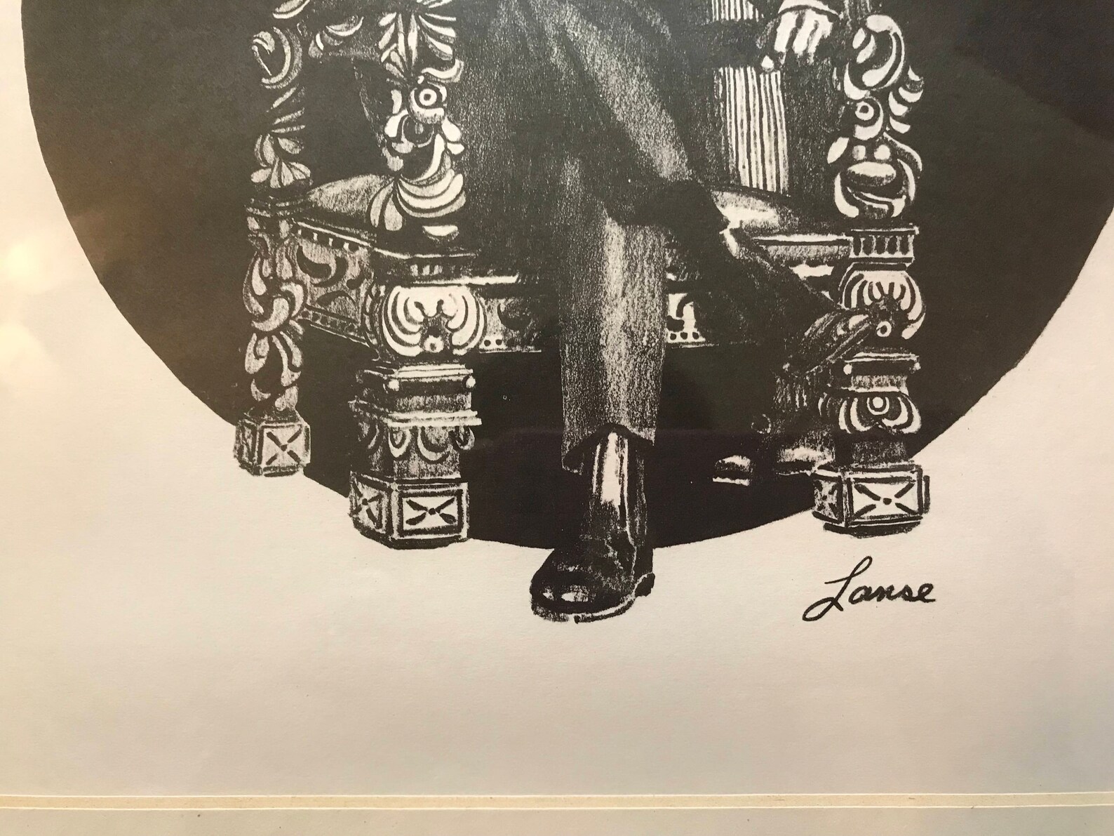 Vintage Glen Fortune Banse Framed Art Lithograph - Etsy