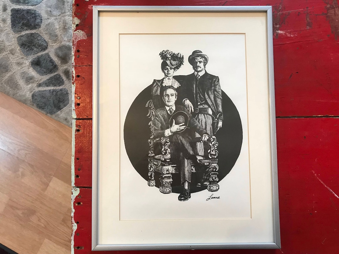 Vintage Glen Fortune Banse Framed Art Lithograph - Etsy