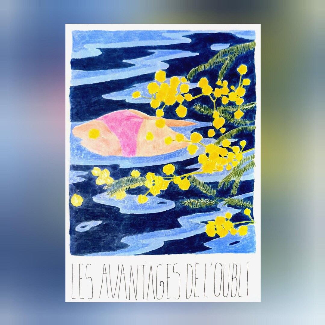Original Drawing - Kimiko Kitamura - THE ADVANTAGES OF FORGETTING - Etsy UK