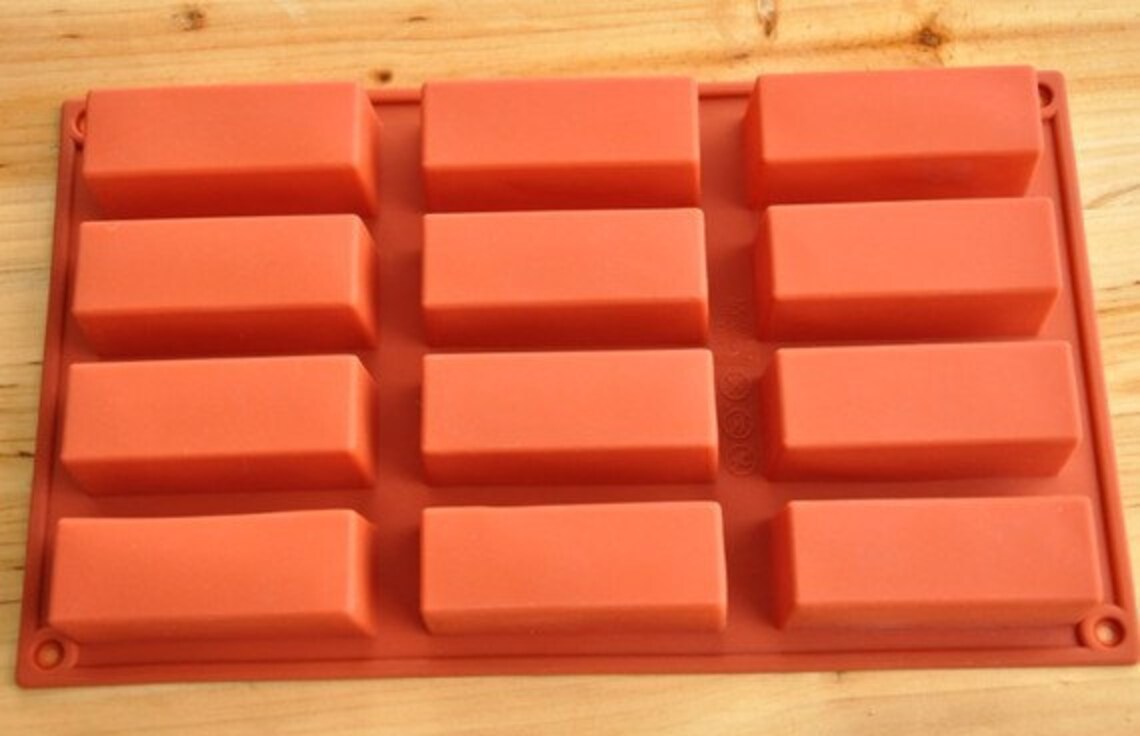12-cavity Rectangle Oblong Cake Mold Flexible Silicone Mold - Etsy