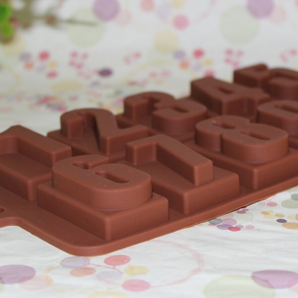 10-cavity 0-9 Number Cake Mold Digital Flexible Silicone Ice - Etsy