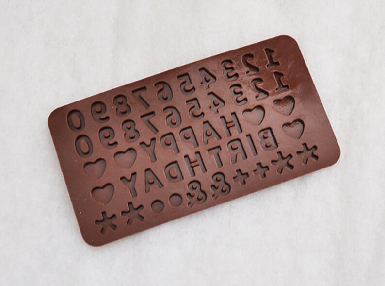 Happy Birthday Alphabet Letter Cake Mold Number Flexible - Etsy