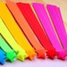 Bright Fluorescence Star Paper Kit Rainbow Color Wishing Star Paper ...