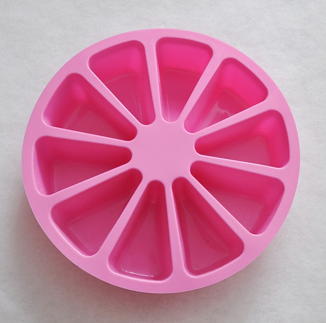 10-cavity Triangle Cake Mold Watermelon Mold Flexible Silicone Mold for ...