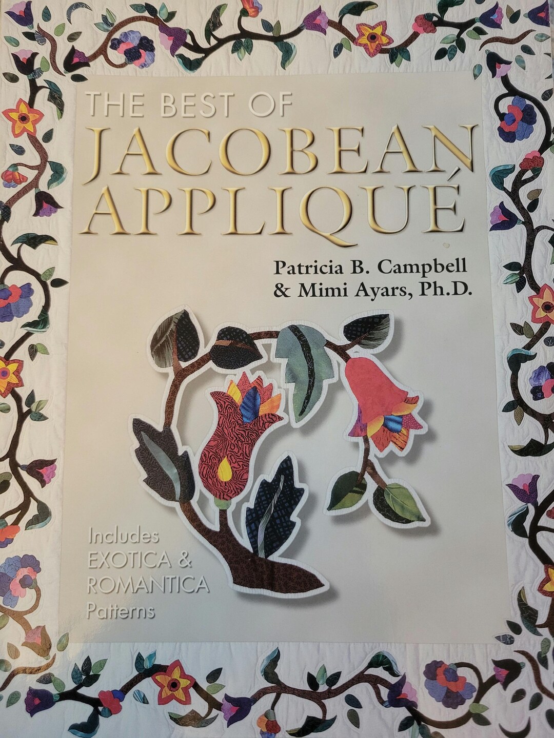 The Best of Jacobean Applique Pattern Book 144 Pgs. Free SHIPPING. - Etsy