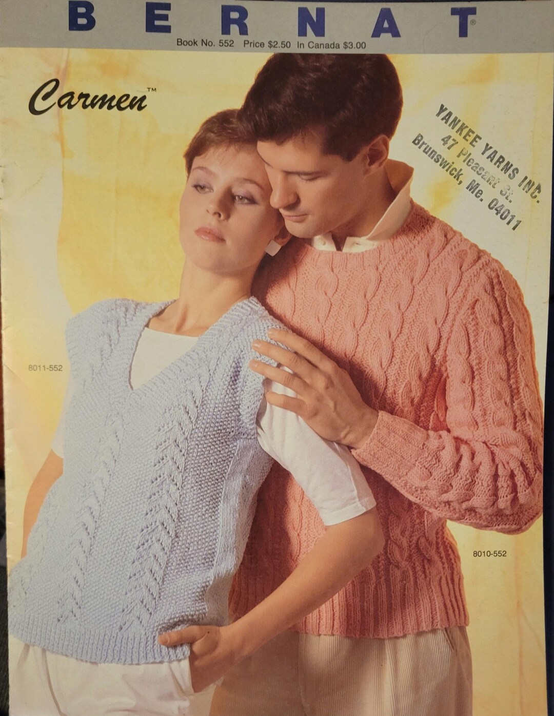 Bernat Carmen Book 552 Knit Pattern. Free Shipping - Etsy