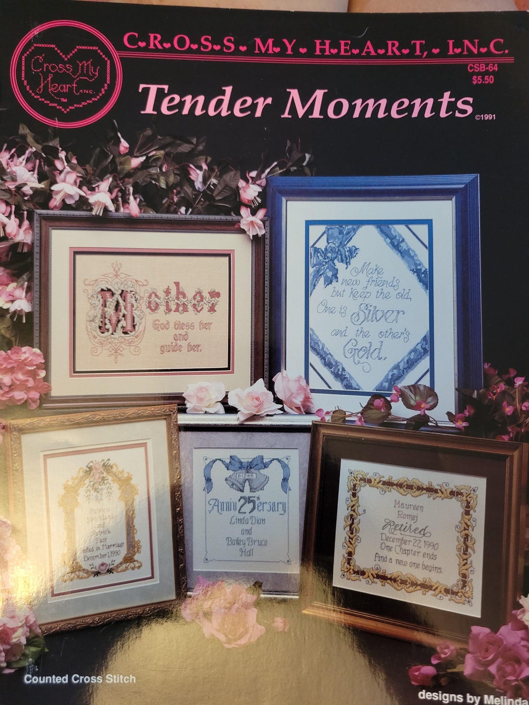 Cross My Heart Tender Moments Cross Stitch Pattern. FREE SHIPPING. Used ...