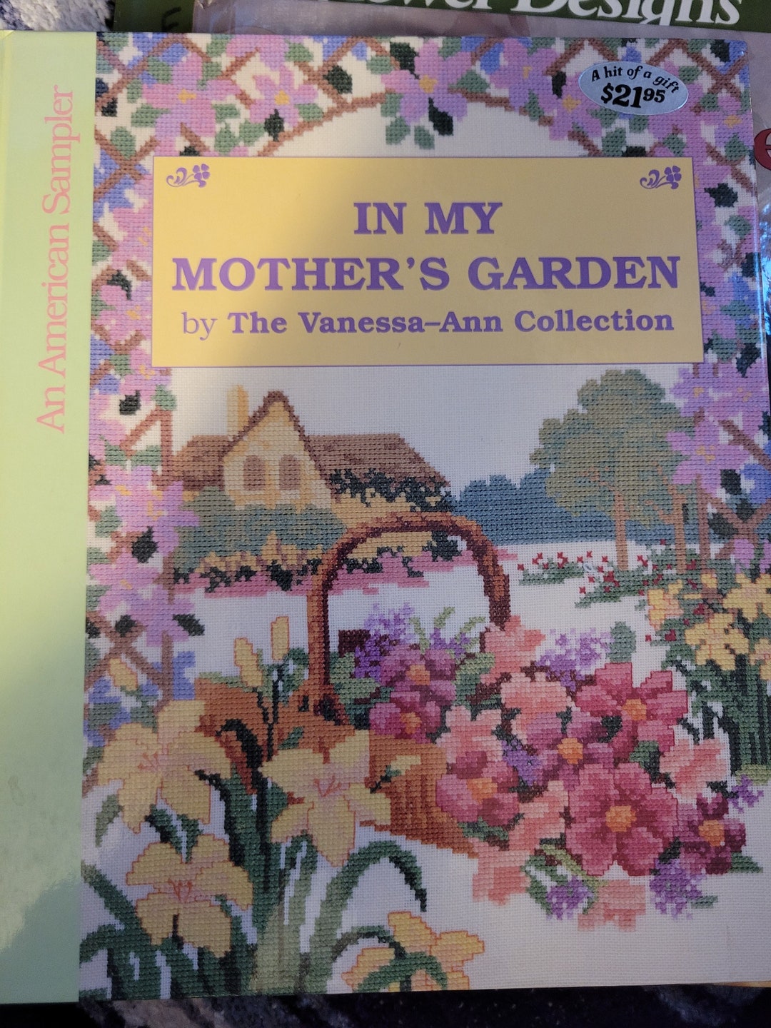 Vintage in My Mothers Garden an American Sampler Cross Stitch Pattern ...