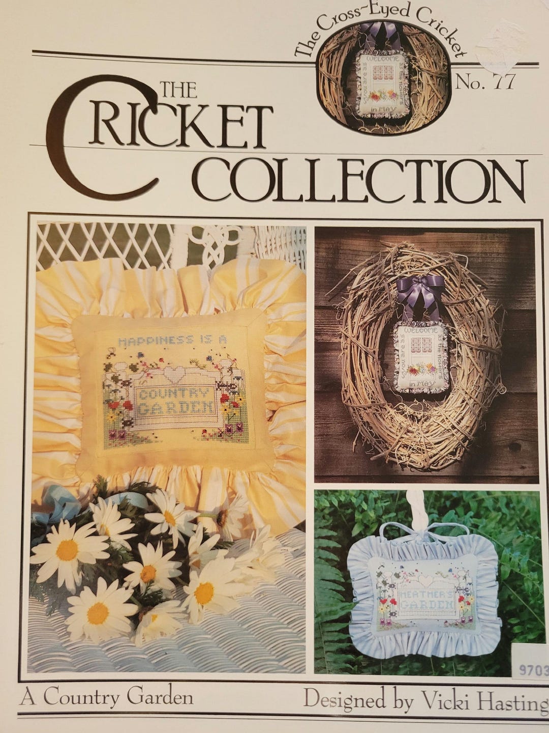 The Cricket Collection A Country Garden Cross Stitch Pattern. FREE ...