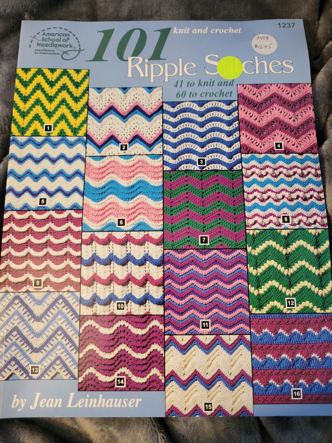 Vintage 101 Knit and Crochet Ripple Stitches American School of ...