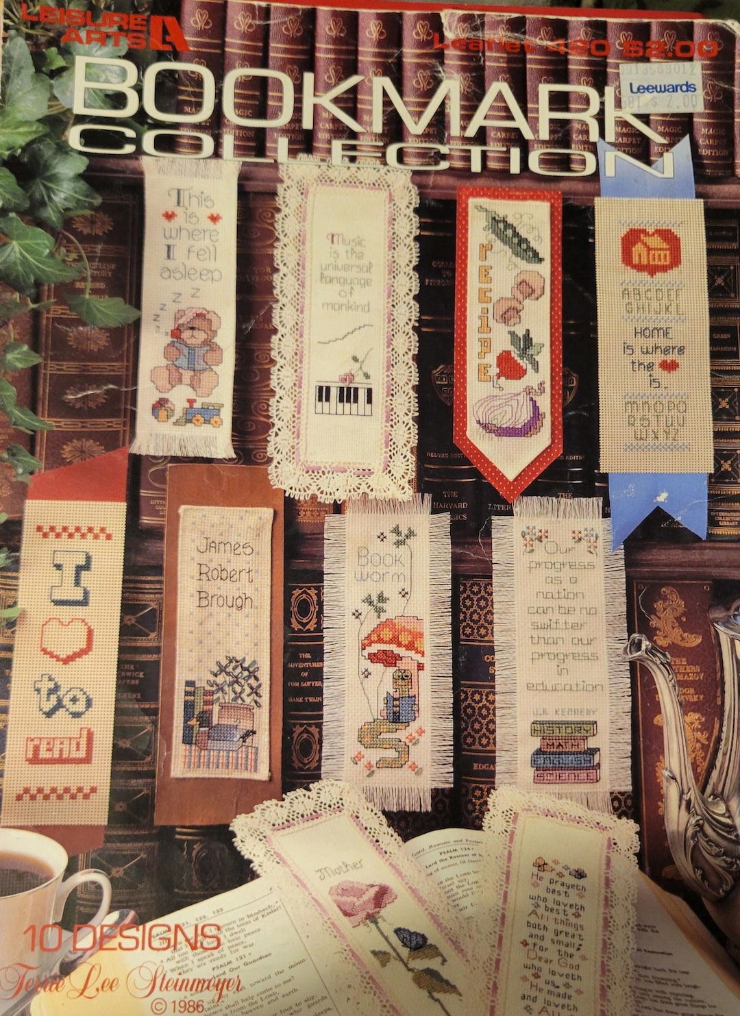 Leisure Arts Bookmark Collections Cross Stitch Pattern. Quick and Easy ...