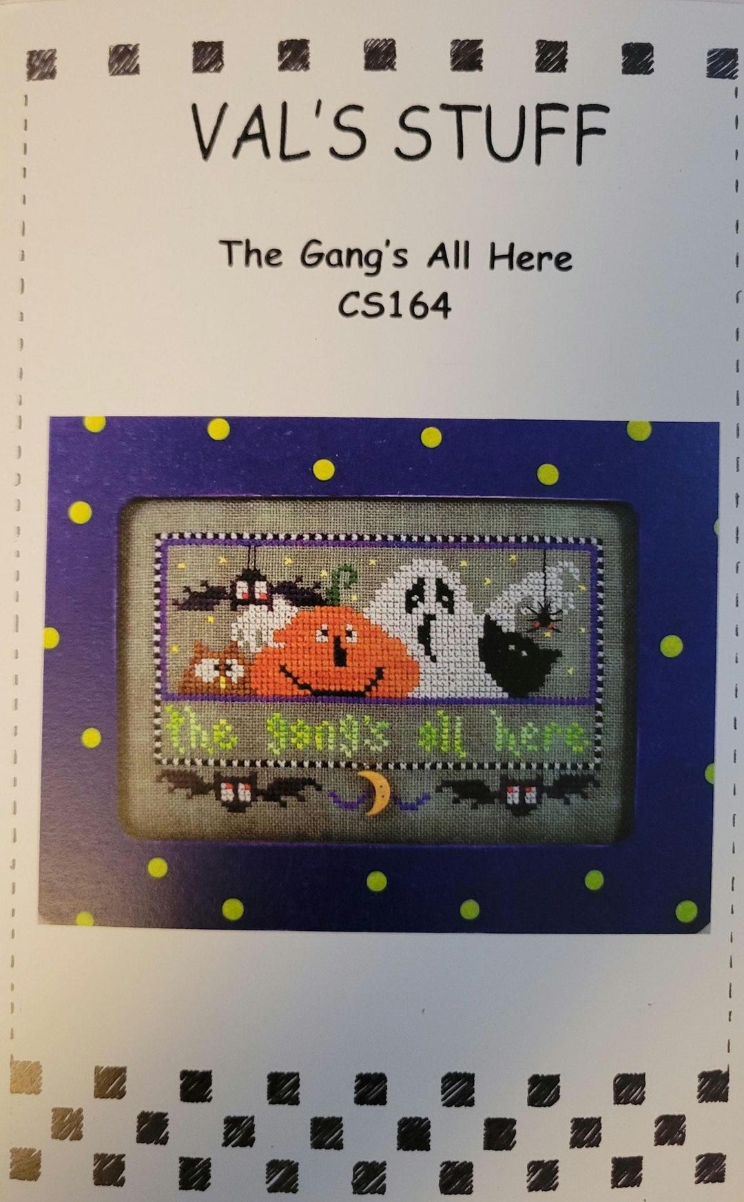 Val's Stuff the Gangs All Here Cross Stitch Pattern. Free Shipping ...