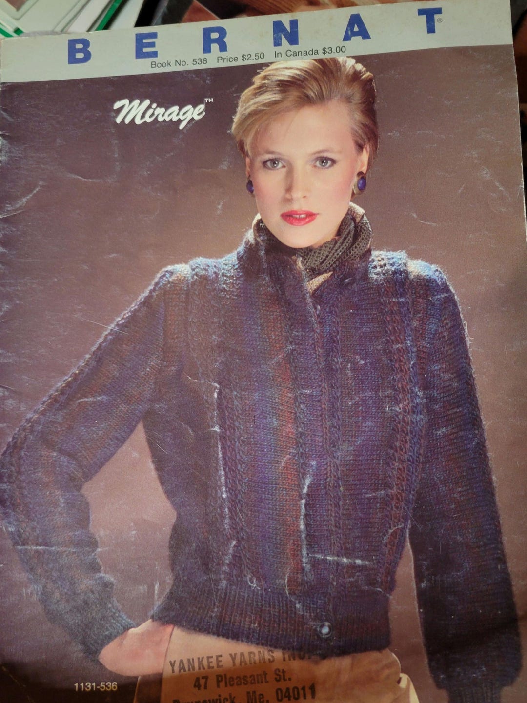 Bernat Mirage Book 536 Knit Pattern. Free Shipping - Etsy