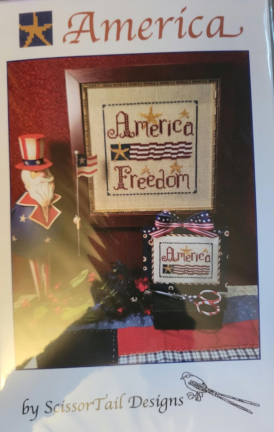 Scissortail Designs America Cross Stitch Pattern. Free Shipping. Good ...