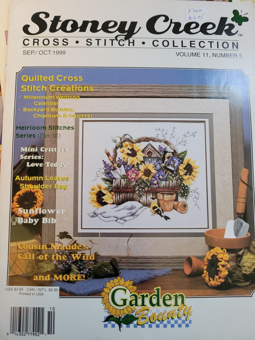 Stoney Creek Cross Stitch Collection Vol5 Num6 Nov Dec 1993, Vol10 Num1 ...