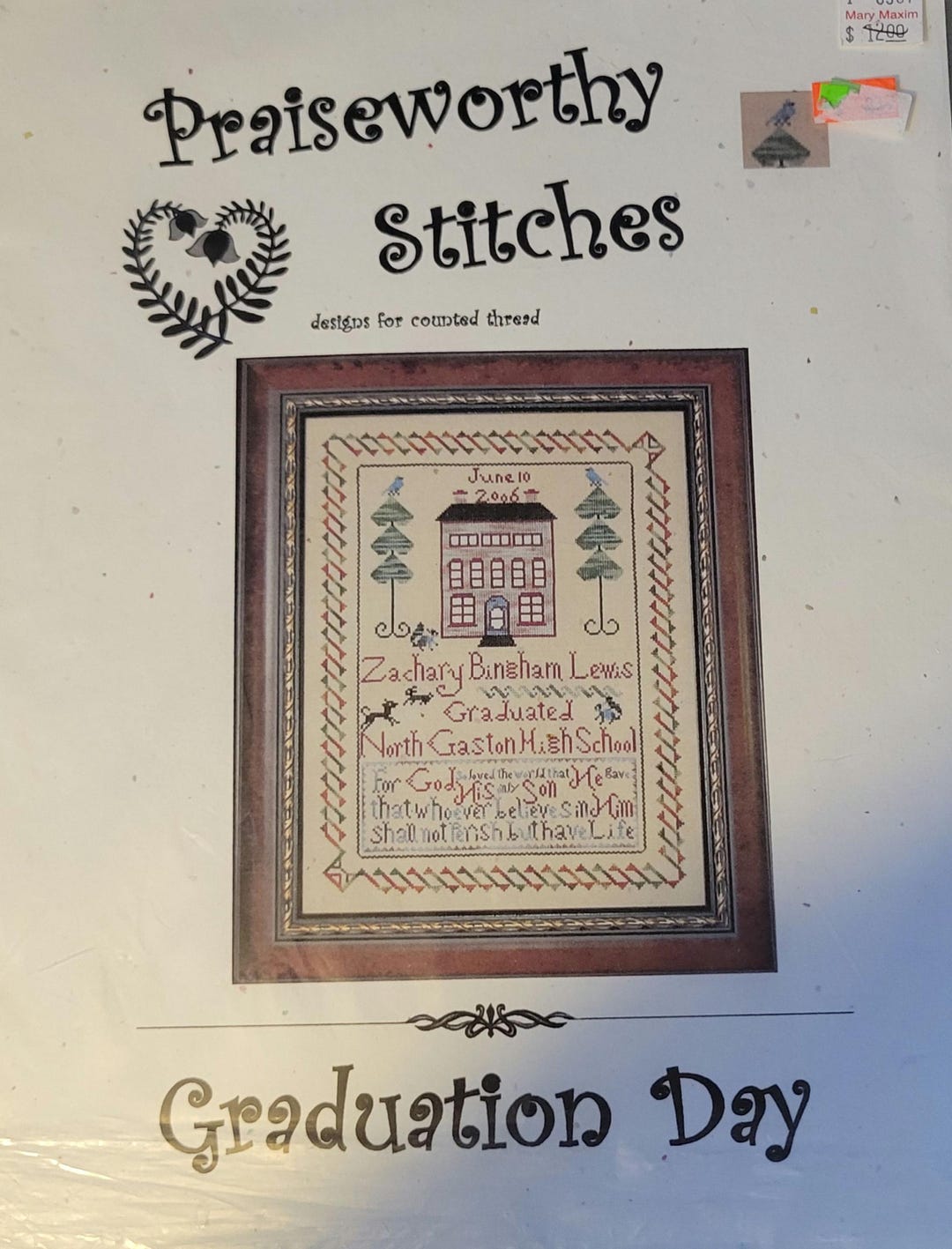 Praiseworthy Stitches Graduation Day Cross Stitch Pattern. FREE ...