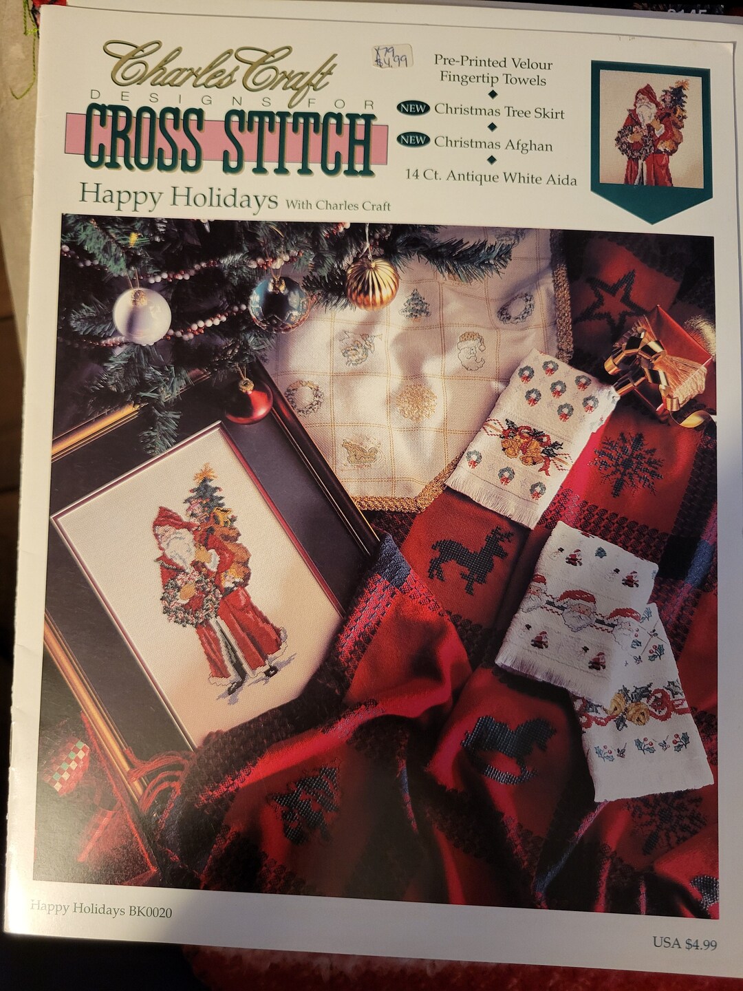 Vintage Charles Craft Happy Holidays. Cross Stitch Pattern Book. - Etsy