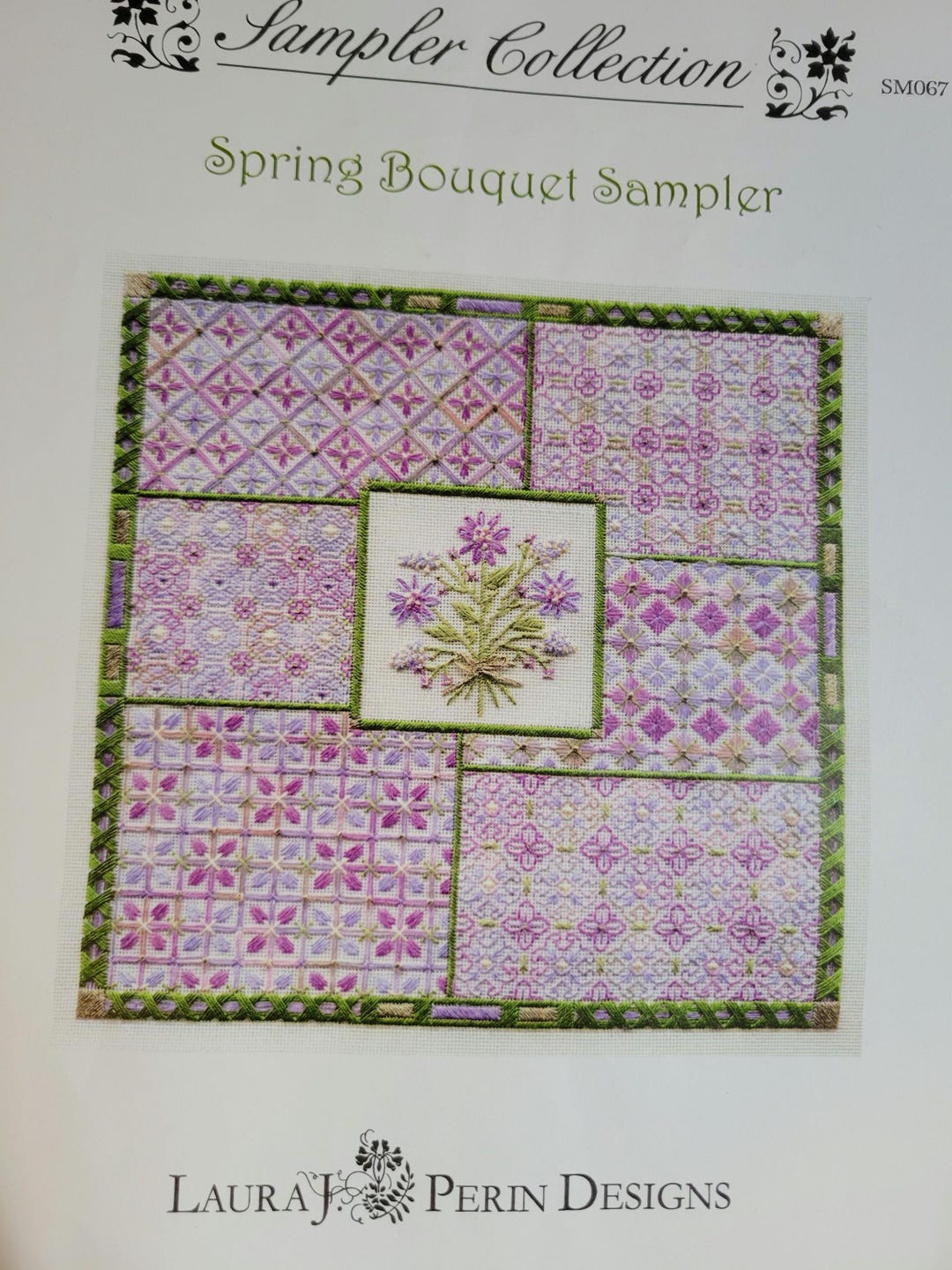 Laura Perin Designs Spring Bouquet Sampler Cross Stitch Pattern. FREE ...