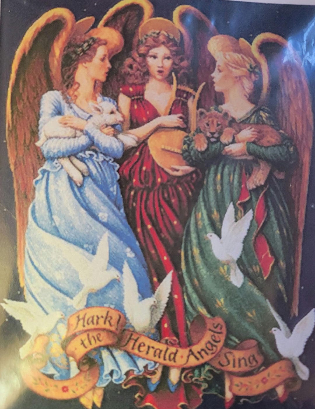 Artecy Hark the Herald Angels Sing Cross Stitch Chart. FREE SHIPPING ...