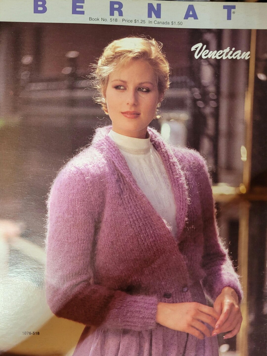 Bernat Venetian Book 518 Knit Pattern. Free Shipping - Etsy