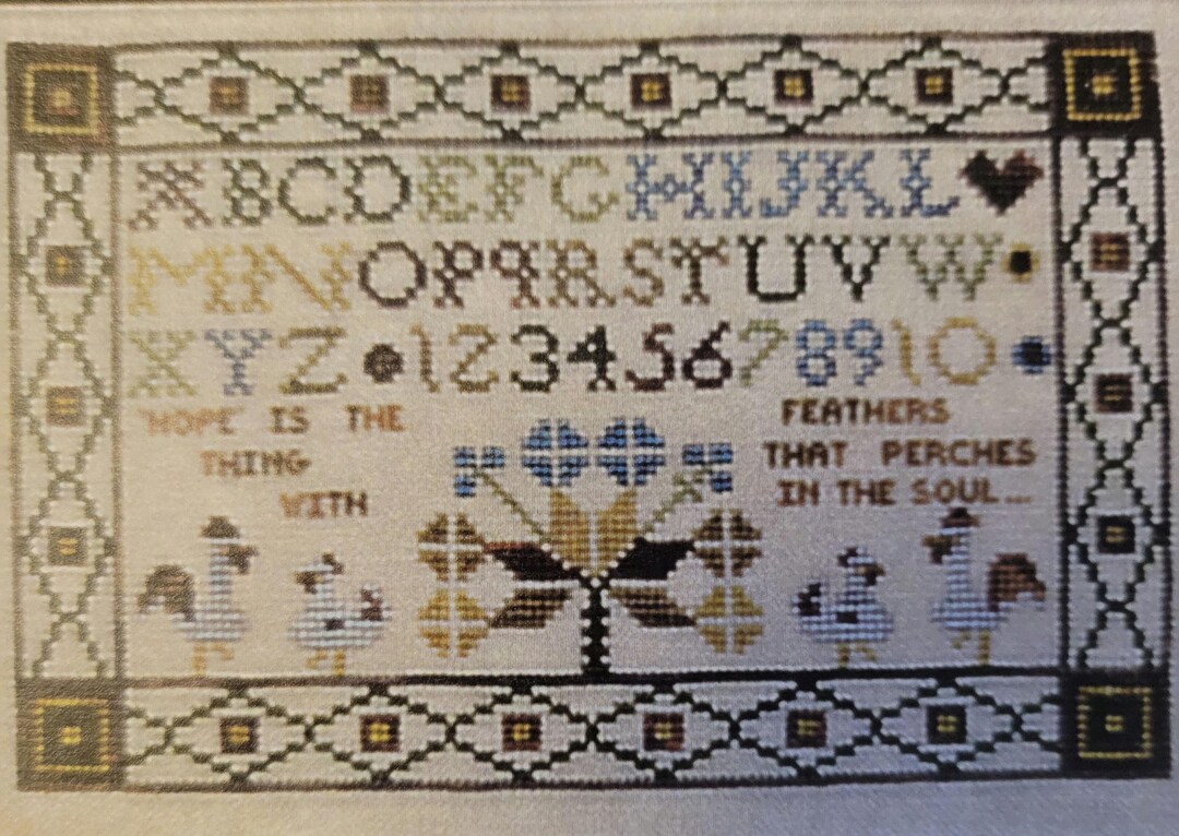 Sunflower Samplings Hope Sampler Cross Stitch Pattern. FREE SHIPPING ...