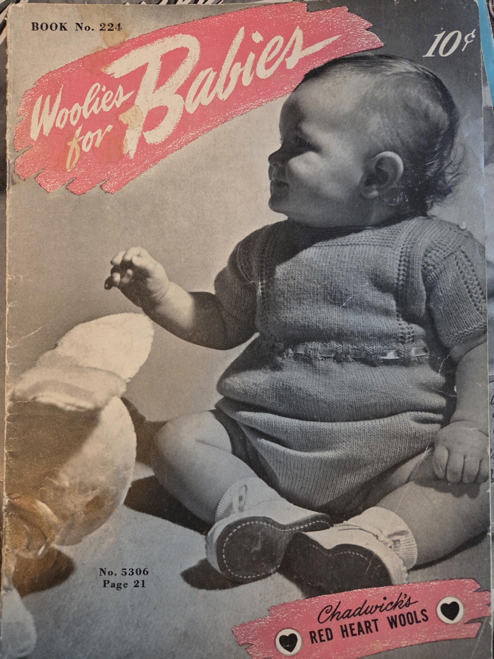 Woolies for Babies Book No 224. FREE SHIPPING. Old Vintage Condition ...