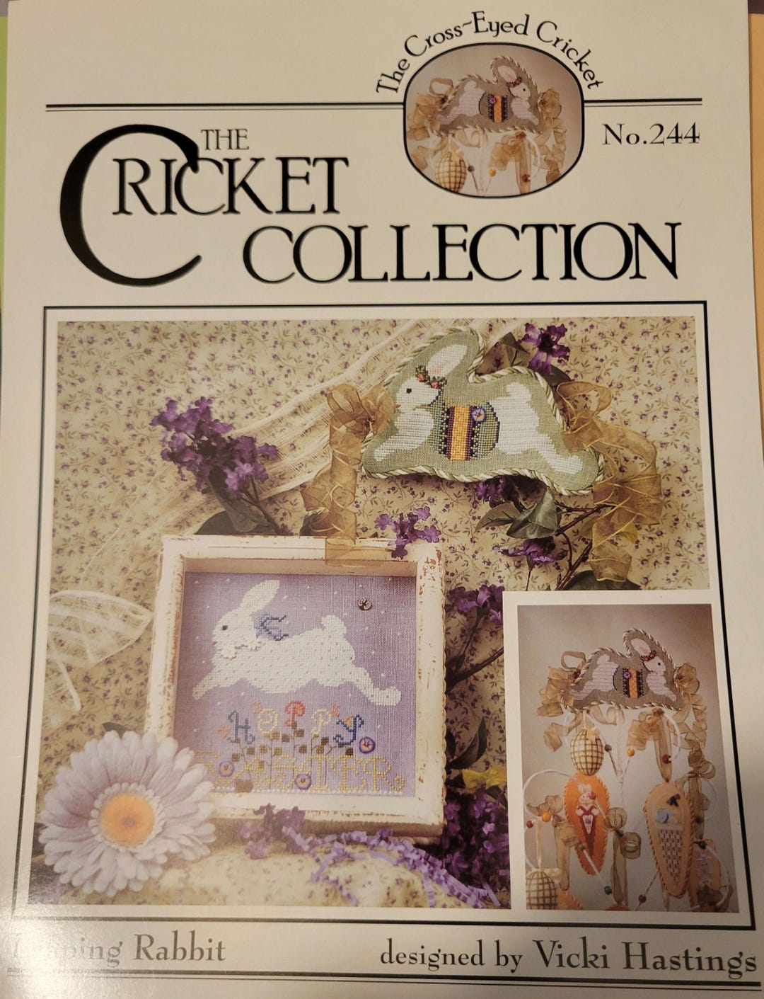 The Cricket Collection Leaping Rabbit Cross Stitch Pattern. FREE ...